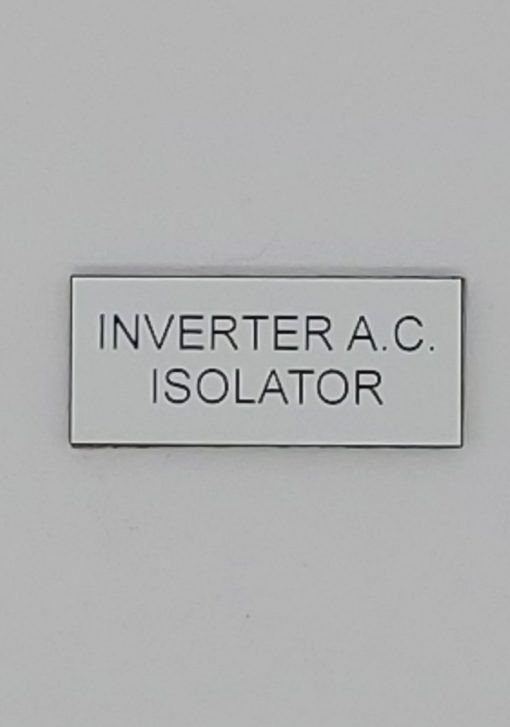 20mm x 15mm Custom Traffolyte Label – Make Your Mark Engraving