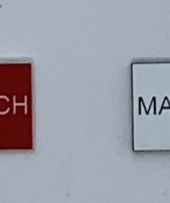 50 Pack Switchboard Labels (Top Up Pack) – Make Your Mark Engraving