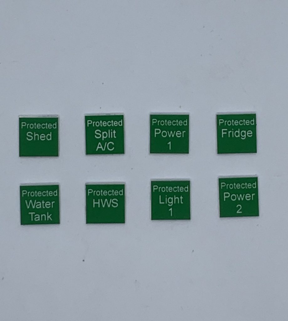 50 Pack Switchboard Labels (Top Up Pack) – Make Your Mark Engraving